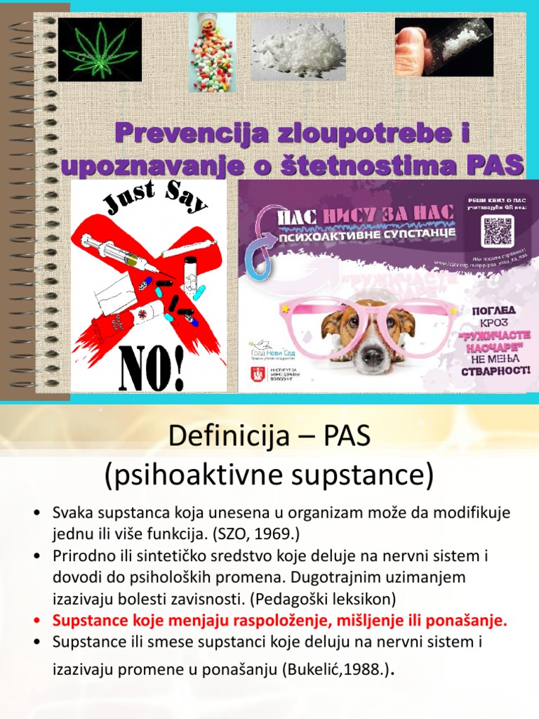 Prezentacija Prevencija Zloup PAS | PDF