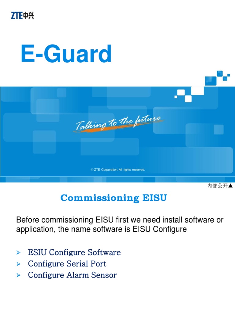Eguard Training Commsioning | PDF | Electronics | Information And ...