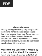 Ang Alamat NG Paru Paro. | PDF