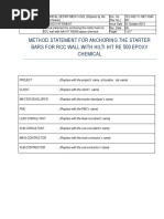 Method Statement Coring | PDF