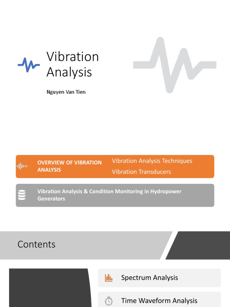 Vibration Analysis Techniques Overview | PDF | Science & Mathematics