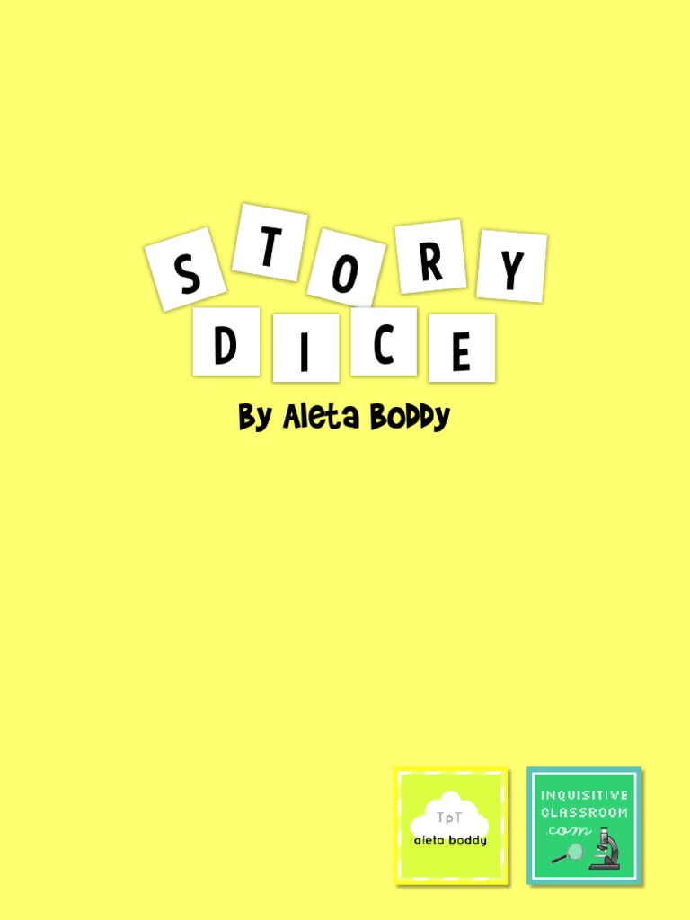 Customizable Story Dice Printable Set | PDF | Media Technology | Printing