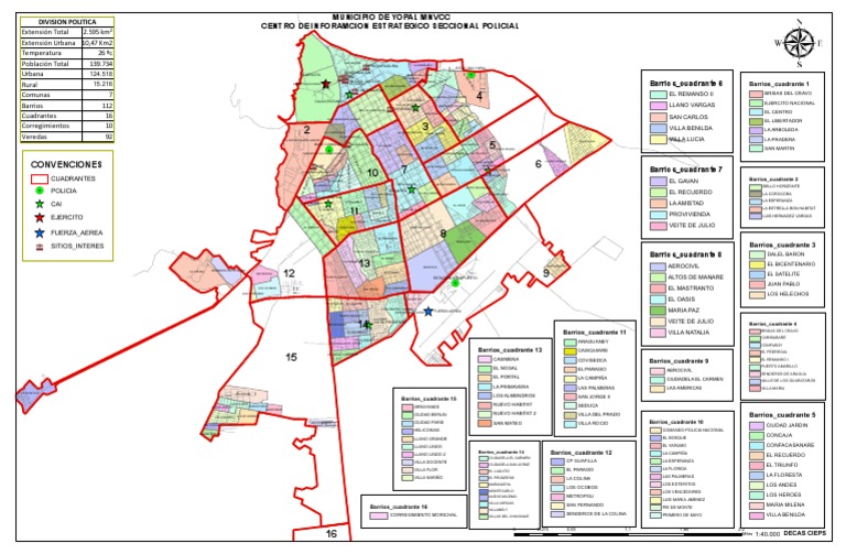 Mapa Yopal Con Barrios 1 PDF | PDF