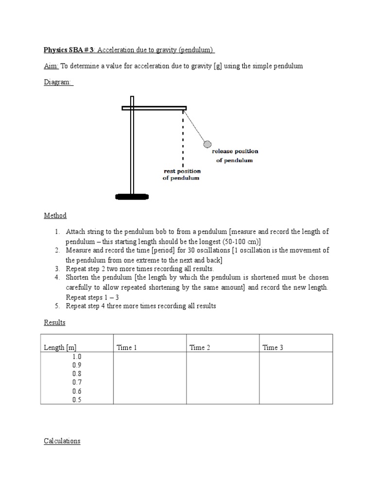 Physics SBA 4 | PDF