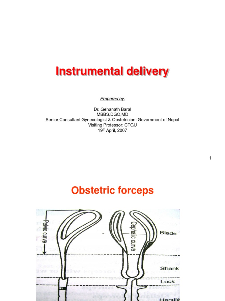 Lecture-31 Instrumental Delivery | PDF | Women's Health | Human ...
