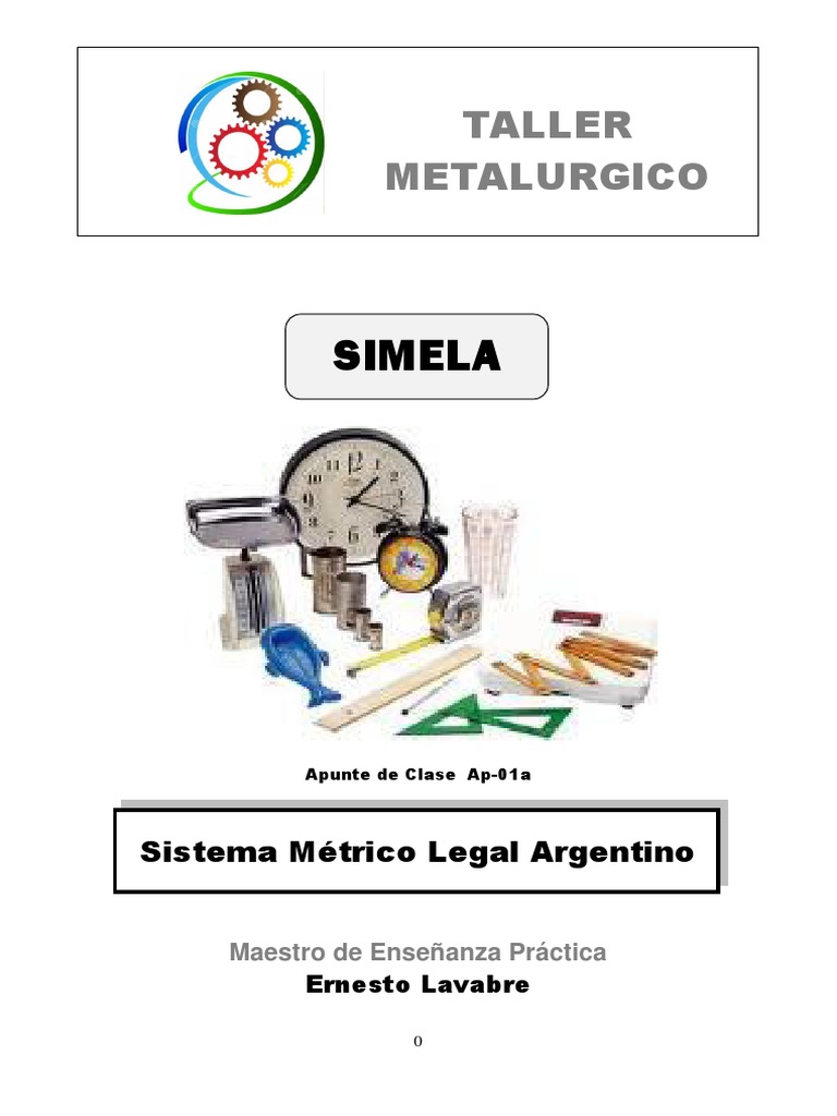 SIMELA | PDF | Sistema Internacional de Unidades | Pulgada