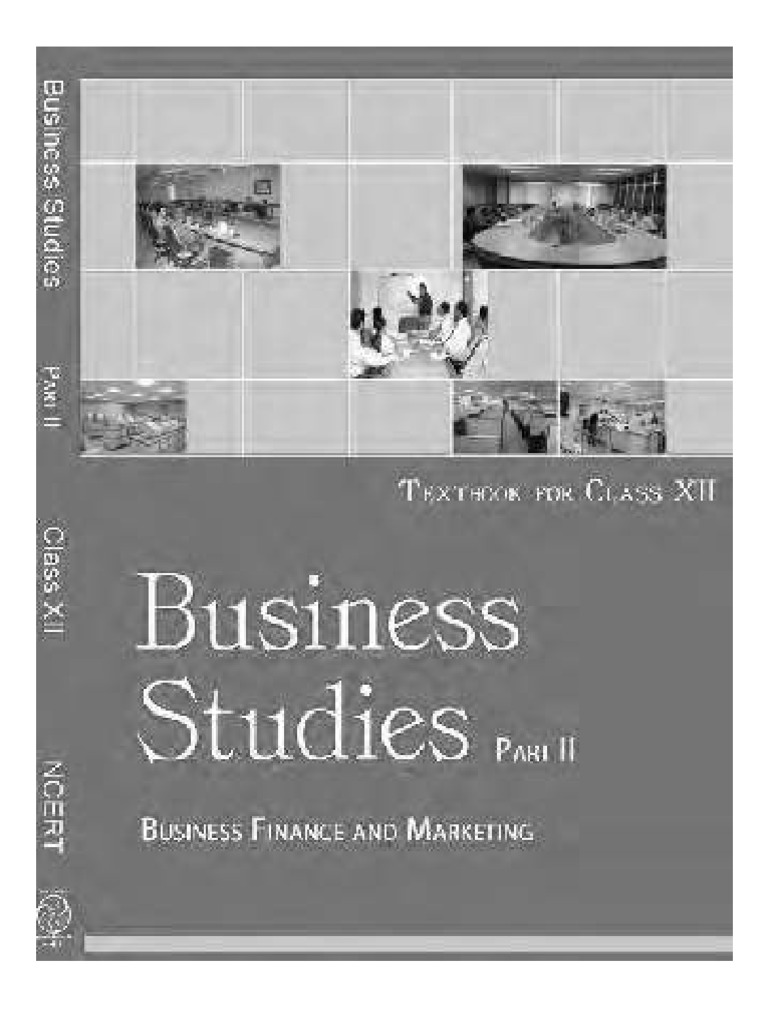 NCERT Class 12 Business Studies Part 2 PDF | PDF | Dividend | Debt