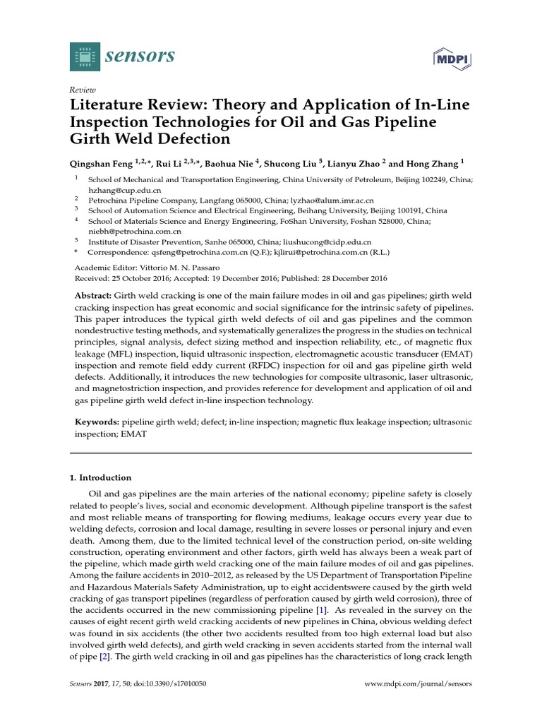 MFL Sensor PDF | PDF | Nondestructive Testing | Ultrasound