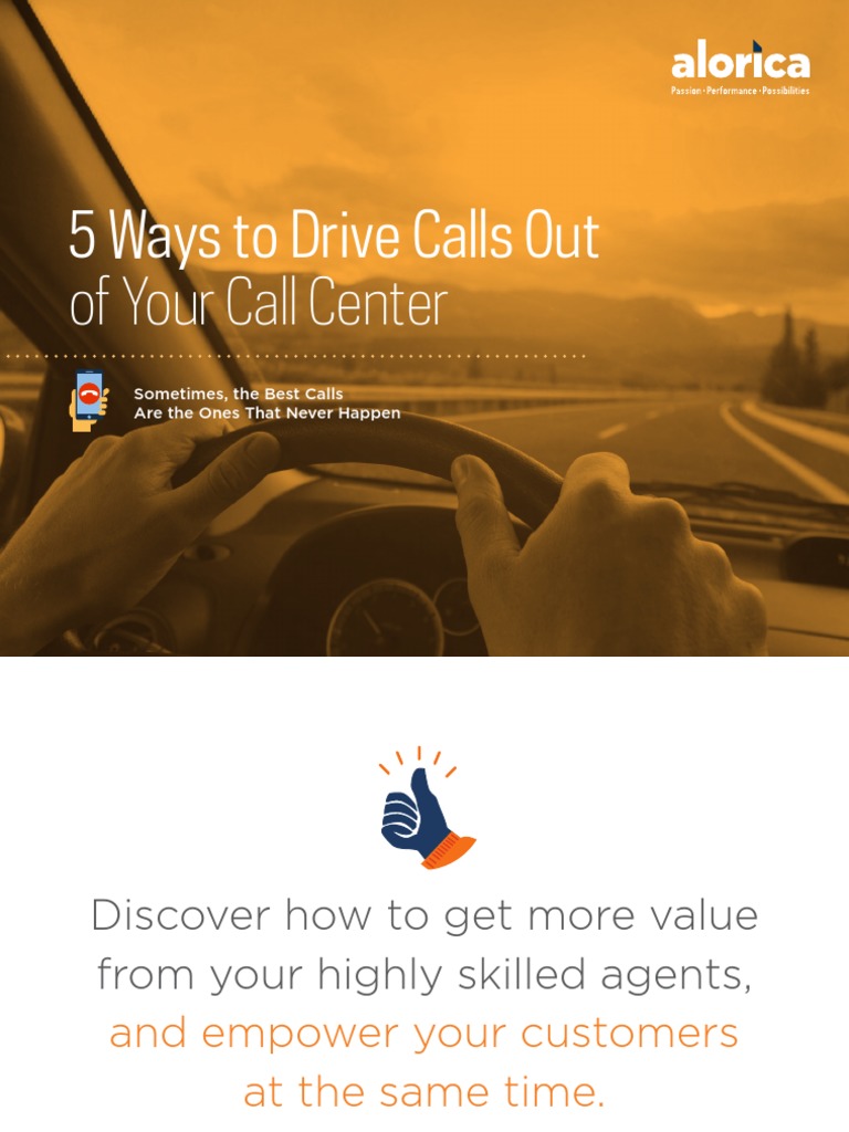 Driving Calls | PDF | Call Centre | Customer Experience