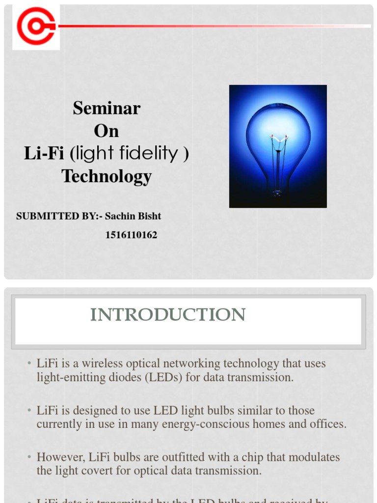 Li Fi Technology | PDF | Data Transmission | Computing
