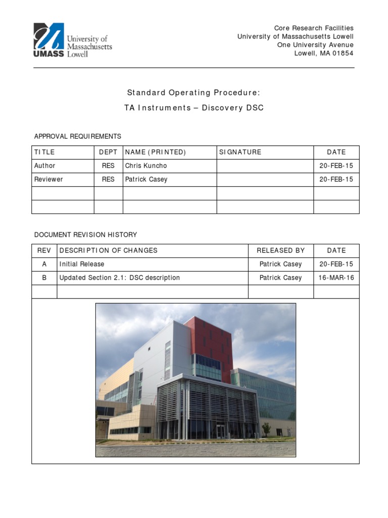 Res 02 002 B Ta Instruments Discovery DSC PDF | PDF | Differential ...