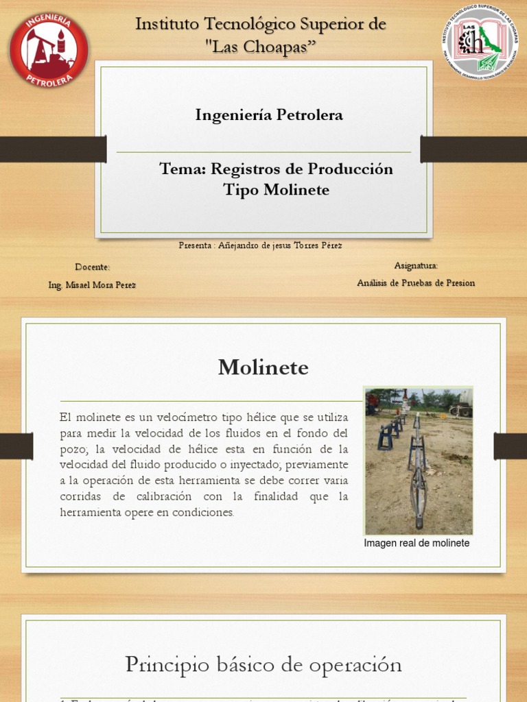 Funcionamiento y Aplicaciones del Molinete | PDF | Viscosidad ...