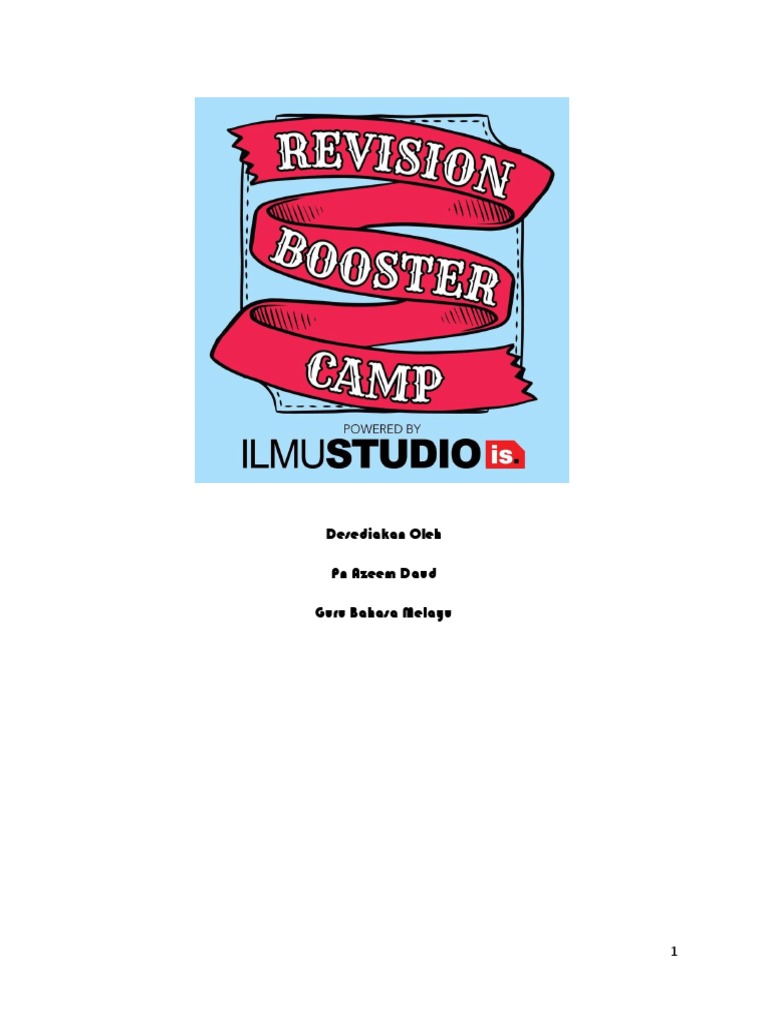 Revision Booster Bahasa Melayu Pt3 | PDF