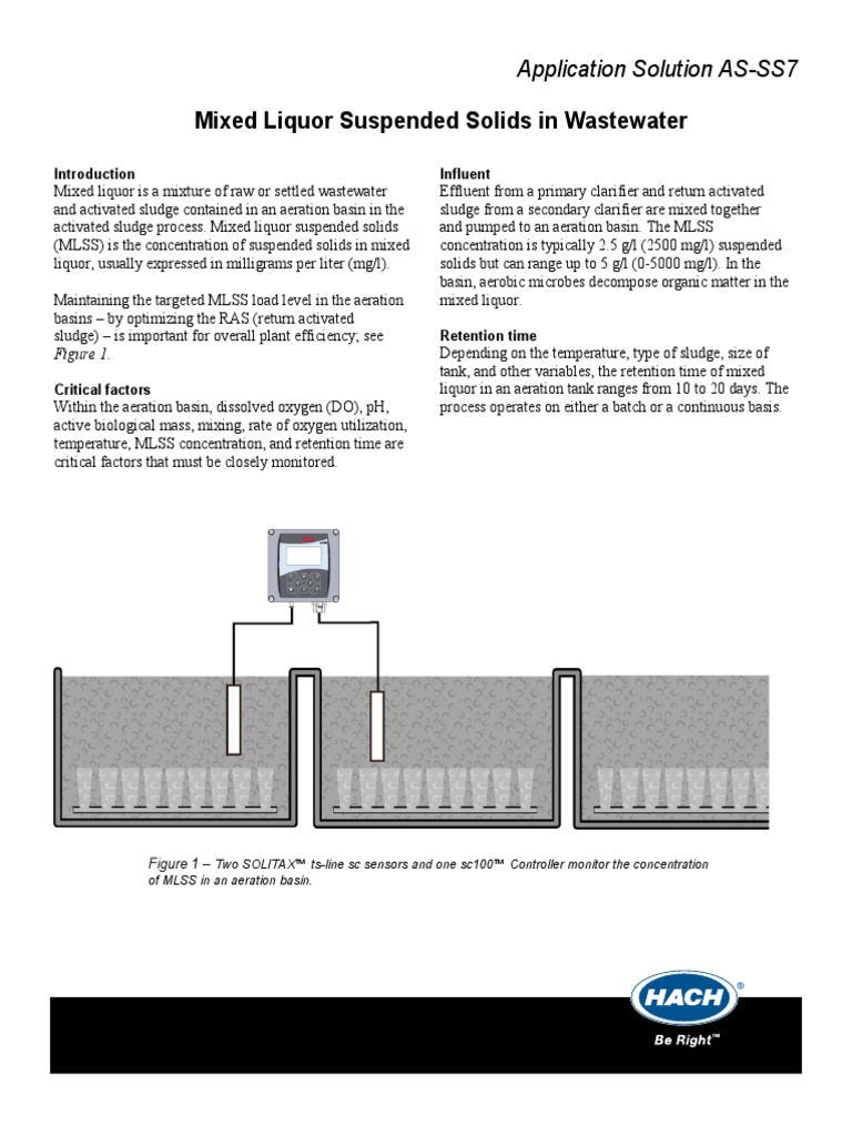 Mixed Liquor Suspended Solids in Wastewater PDF | PDF | Sewage ...