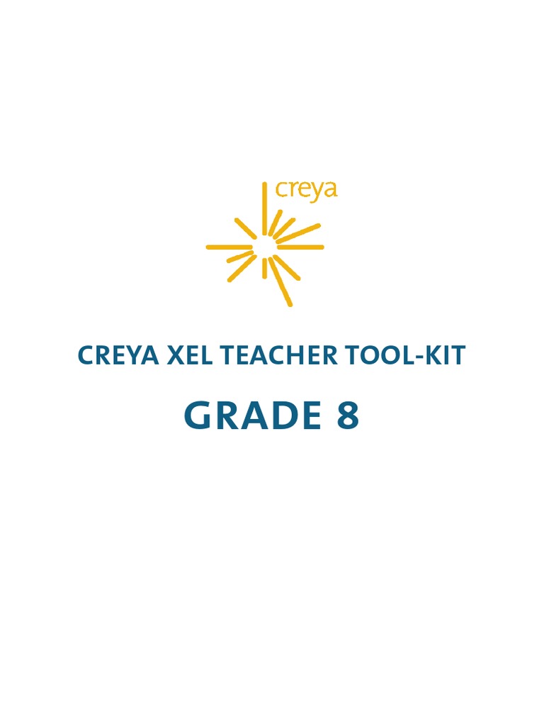 g8 Creya Xel Teacher Tool-Kit | PDF | Lesson Plan | Curriculum