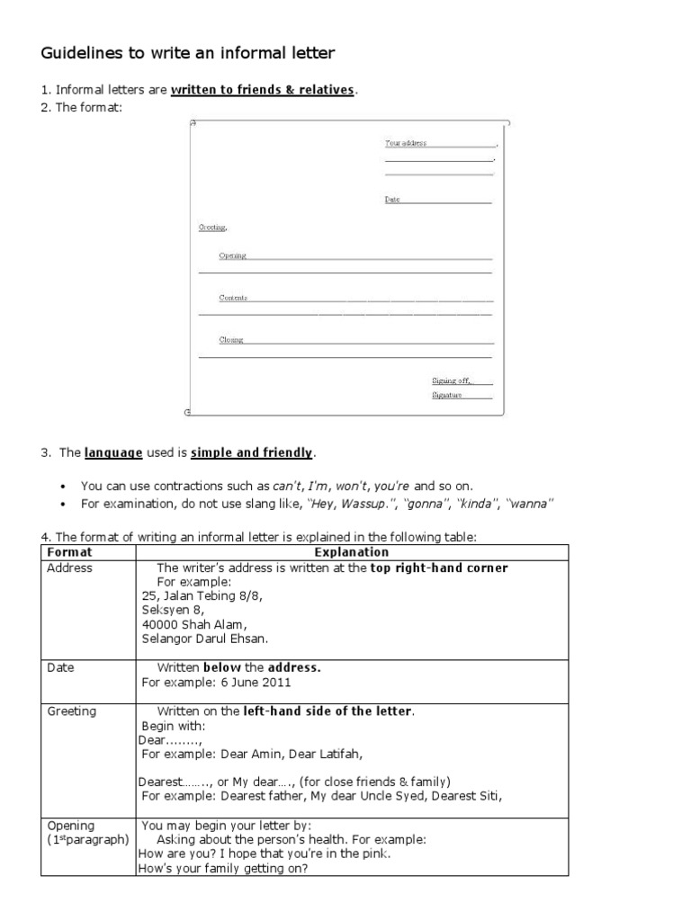 Informal Letter Writing Guide | PDF | Language Arts & Discipline | Poetry