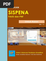 Tutorial Input Dokumen Akreditasi Di Sispena 3.1 | PDF