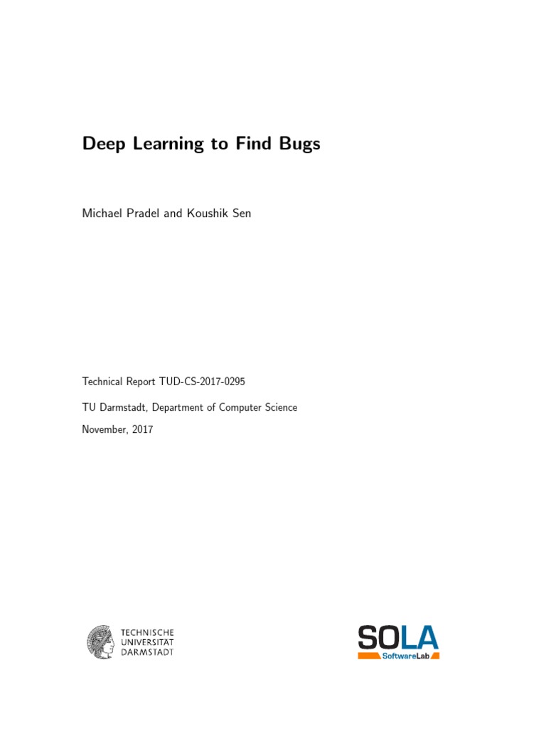 DeepBugs TR Nov2017 PDF | PDF | Software Bug | Identifier