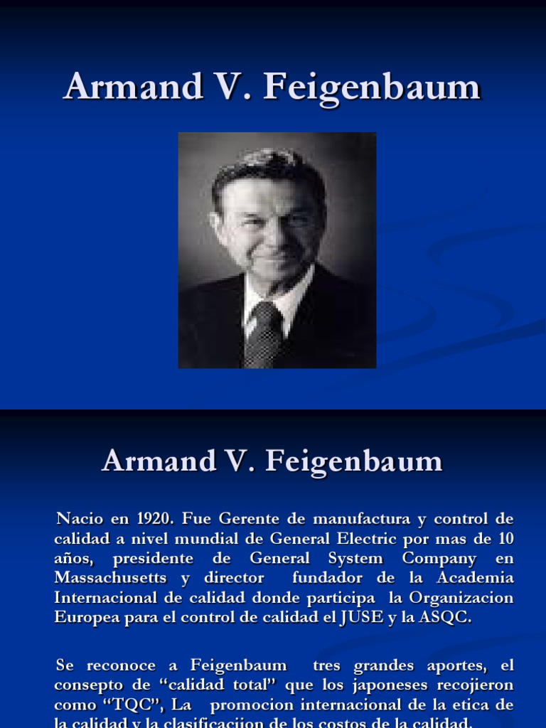 Armand Feigenbaum | PDF
