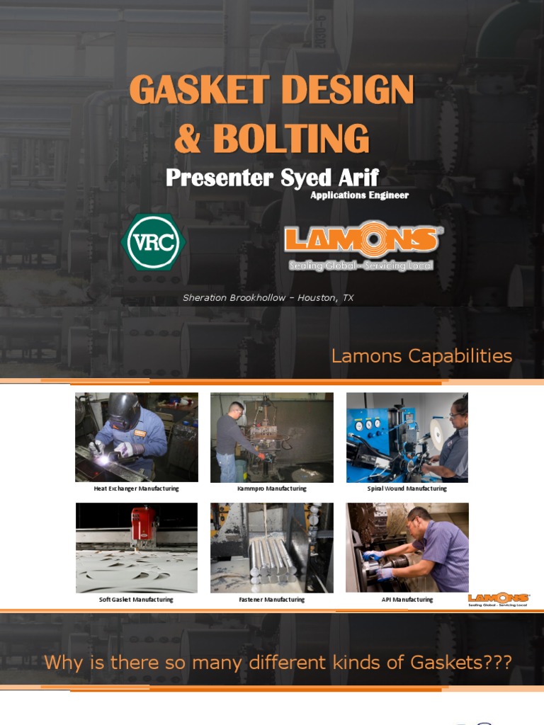 GASKET - DESIGN - & - BOLTING Kamprofile PDF | PDF | Materials ...
