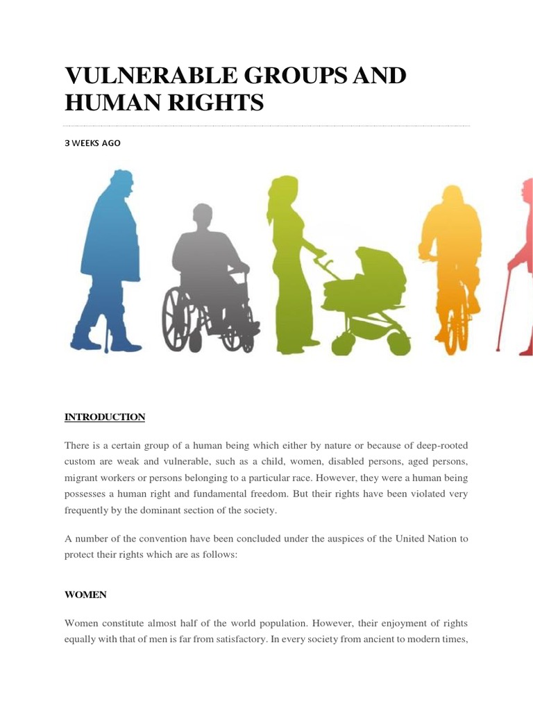 Human Rights of Vulnerable Groups | PDF | International Labour ...
