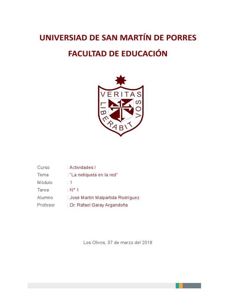 Tarea 01 - Malpartida Rodriguez, José Martín | PDF | Foro de Internet ...