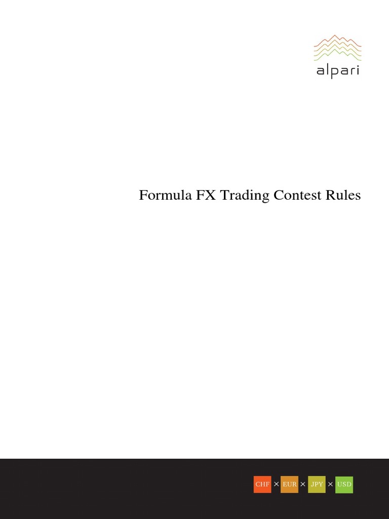 Formula FX Trading Contest Rules | PDF | Euro | Password