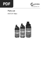 Flygt Basic Repair Kit. Kit Catalogue | PDF | Pump | Hydraulics