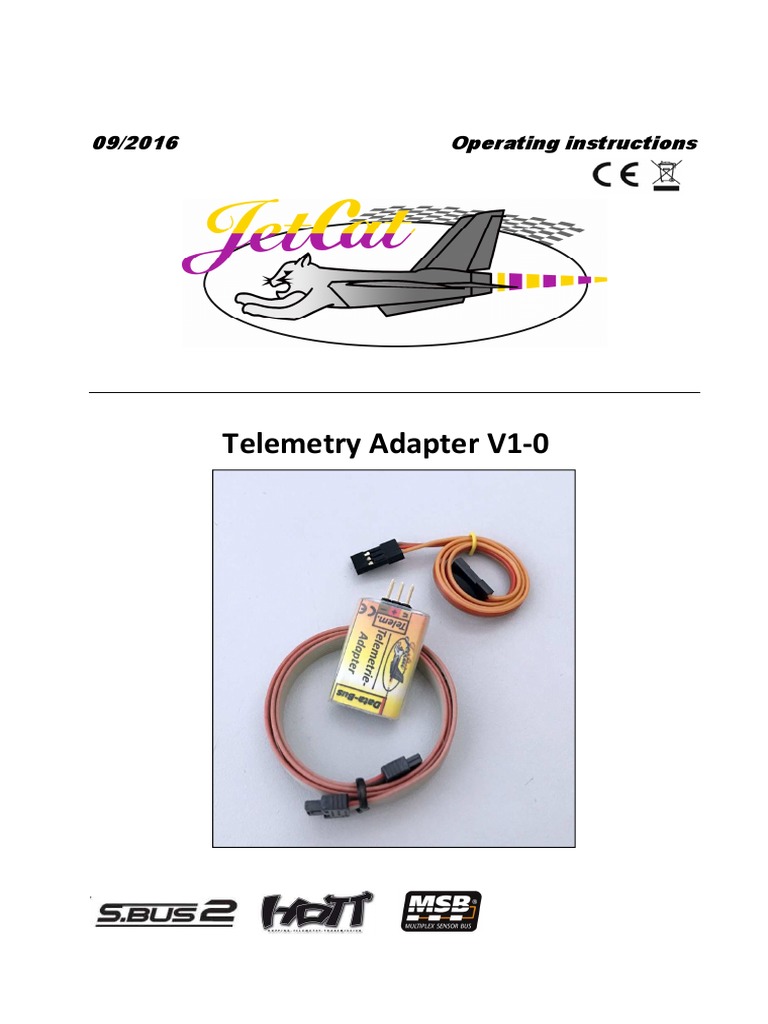 Telemetry Adapter V1-0: 09/2016 Operating Instructions | PDF ...