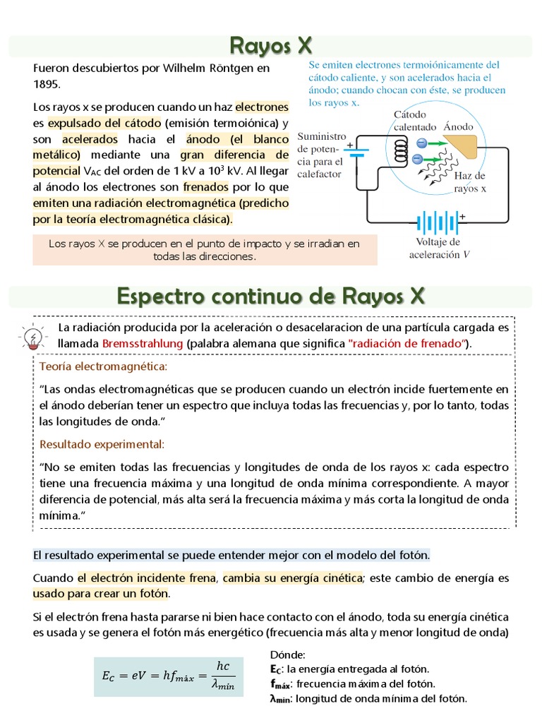 Rayos X | PDF | Rayo X | Cristalografía de rayos X