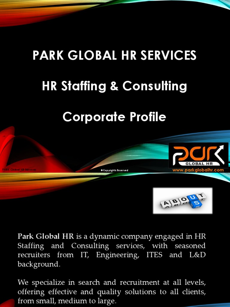 Corporate Profile - PARK HR | PDF | Recruitment | Payroll