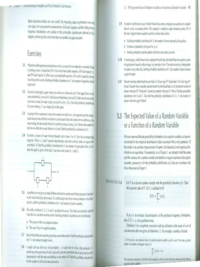 Discrete Random Variables Guide | PDF | Expected Value | Probability ...