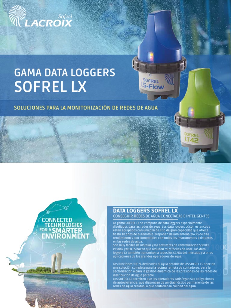 LACROIX DC69 - Gama Data Loggers Lx-Es-2017-09 | PDF | Scada | Computación en la nube