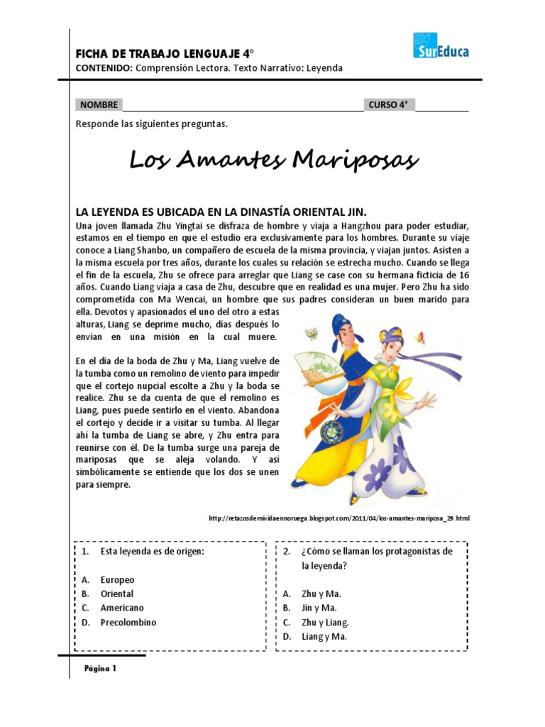 Lectura Comprensiva-La Leyenda | PDF