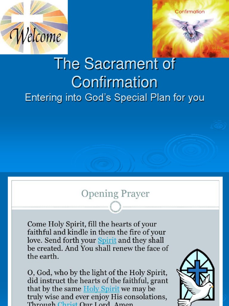 Confirmation Powerpoint 2016 | PDF | Confirmation | Eucharist