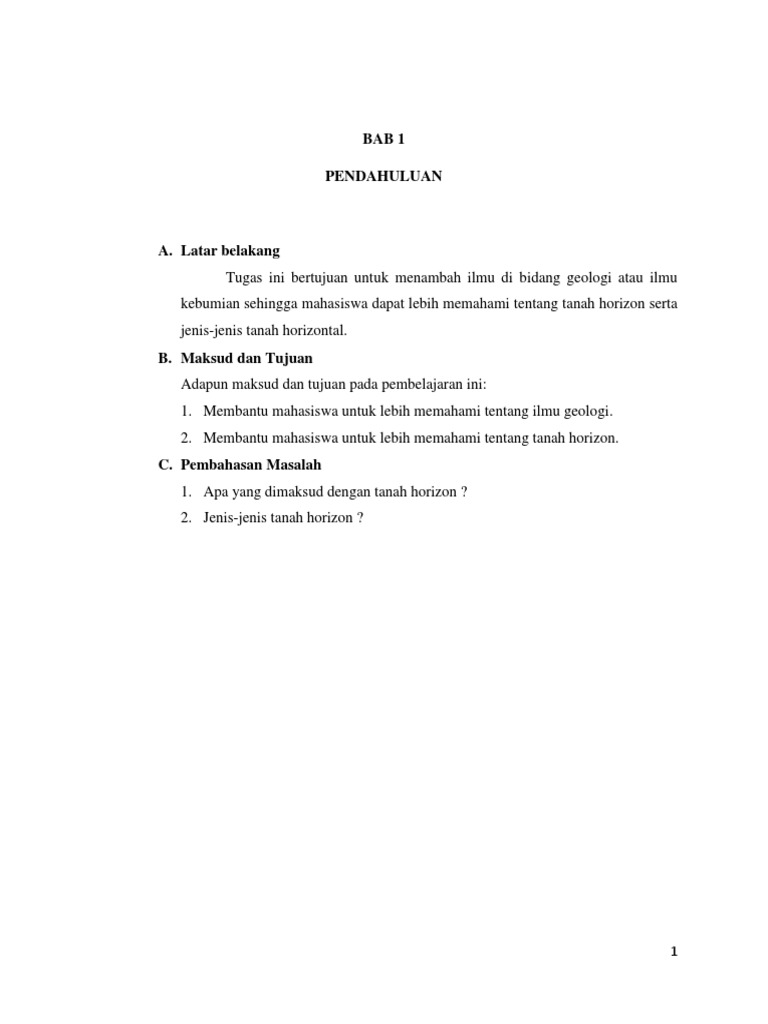 Jenis-jenis Horizon Tanah dan Penjelasannya | PDF | Kajian Bahasa Asing