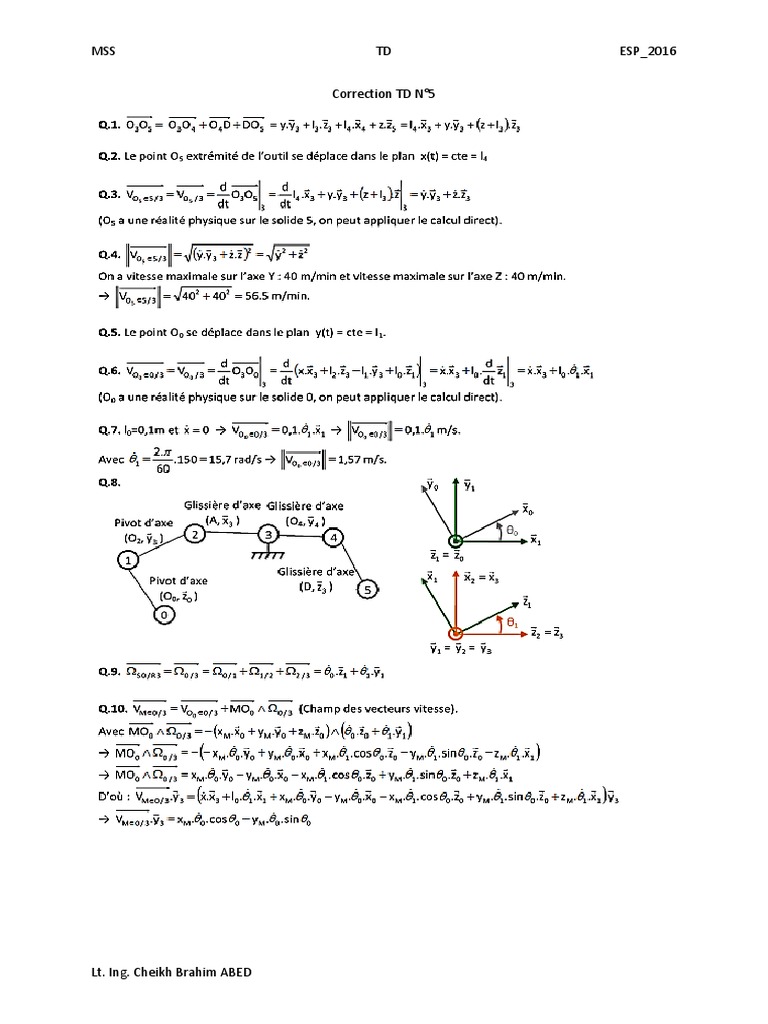 Correction TD N°5 | PDF