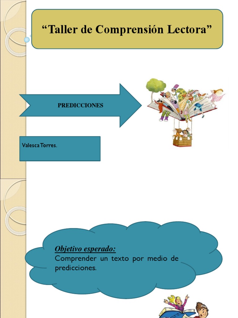 Comprensión Lectora, Predicciones | PDF | Imagen | Ocio
