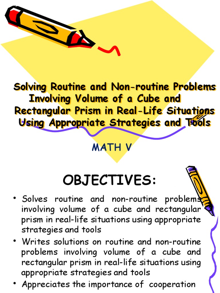 COT Math5 PPT | PDF | Volume | Cognition