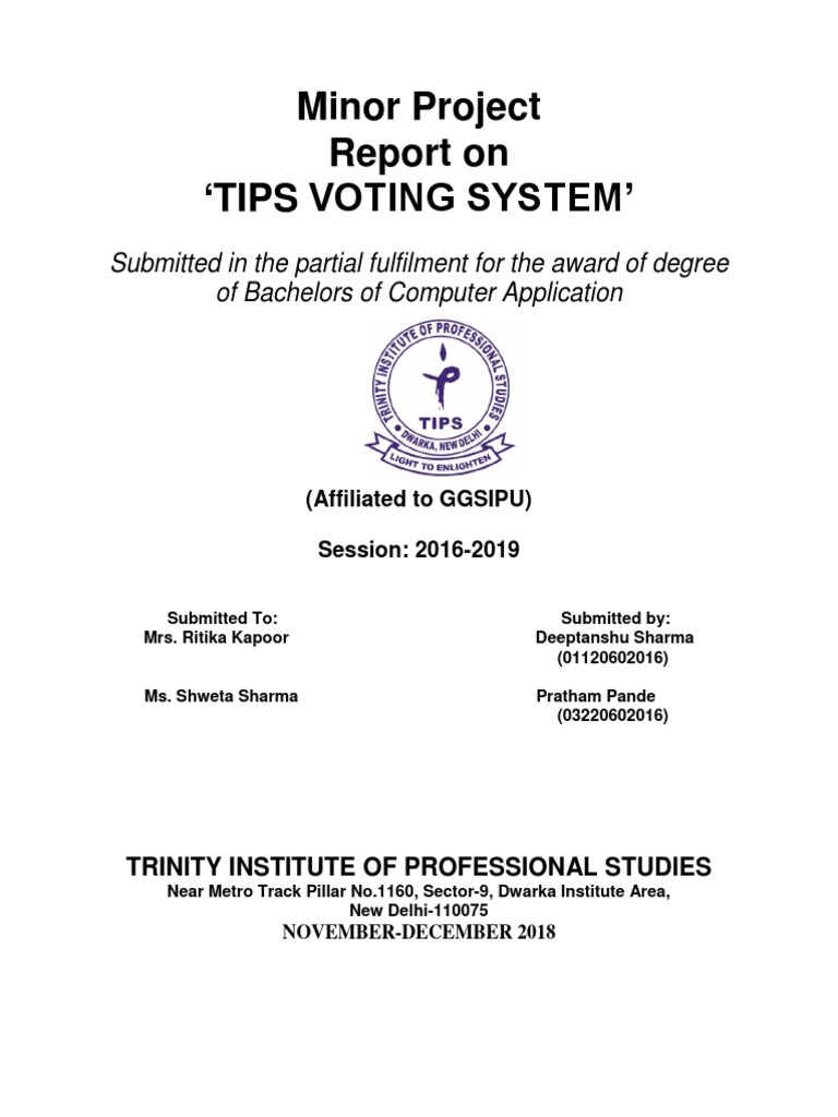 Minor Project Report | PDF | Html | Cascading Style Sheets