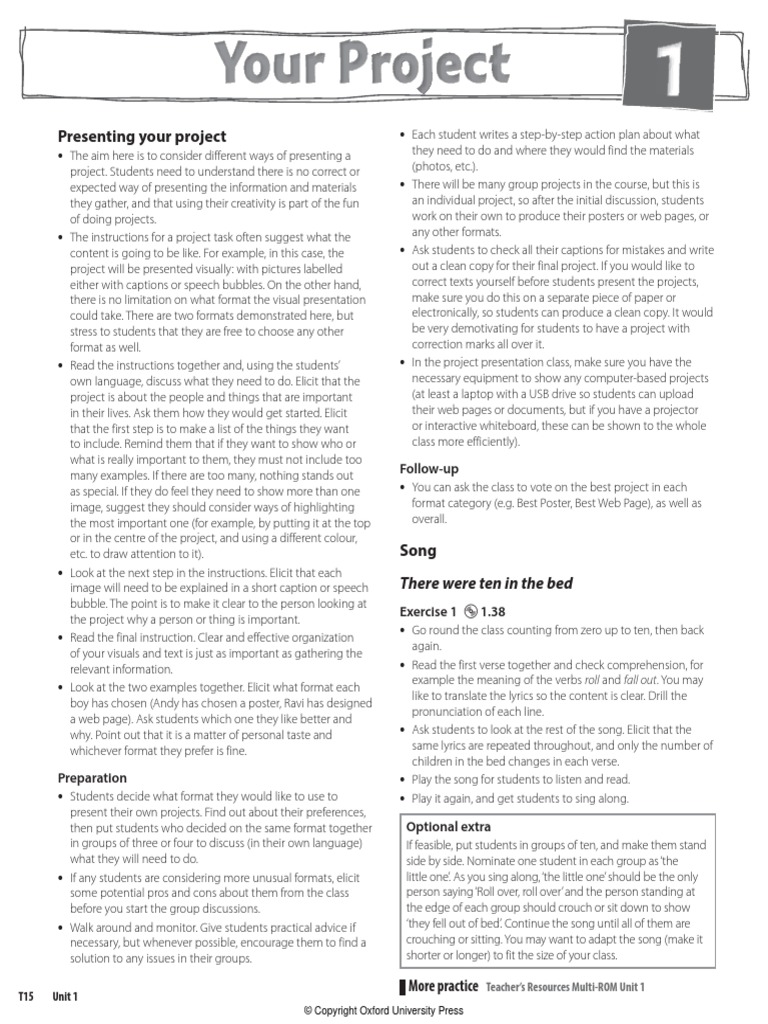 Presenting Your Project: Follow-Up | PDF | Reading Comprehension ...