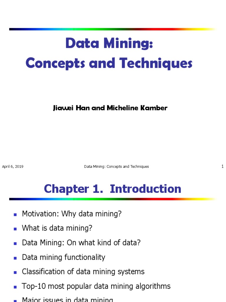 Data Mining: Concepts and Techniques: Jiawei Han and Micheline Kamber | PDF | Data Mining | Data ...