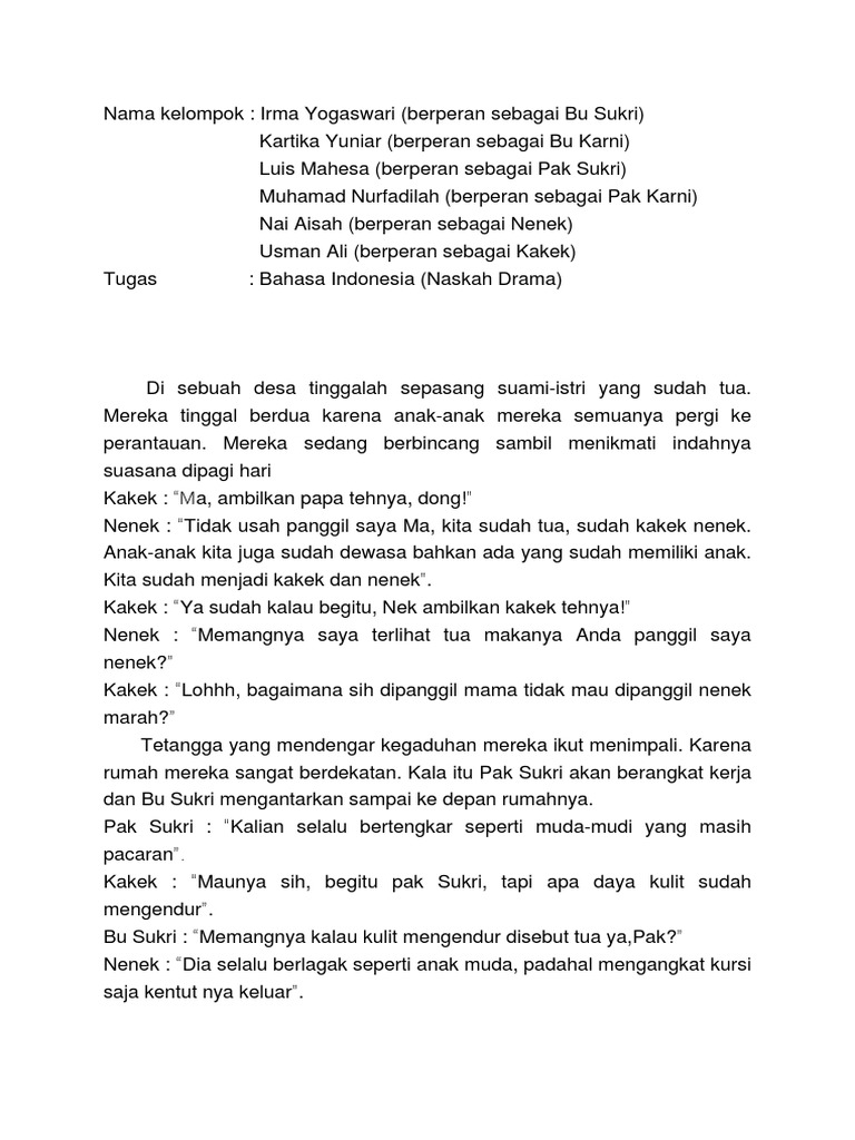 Naskah Drama | PDF | Agama & Spiritualitas | Fiksi Misteri, Thriller, & Kejahatan