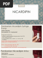 Rumus Pemberian Obat Farmabes Dengan Syring Pump | PDF