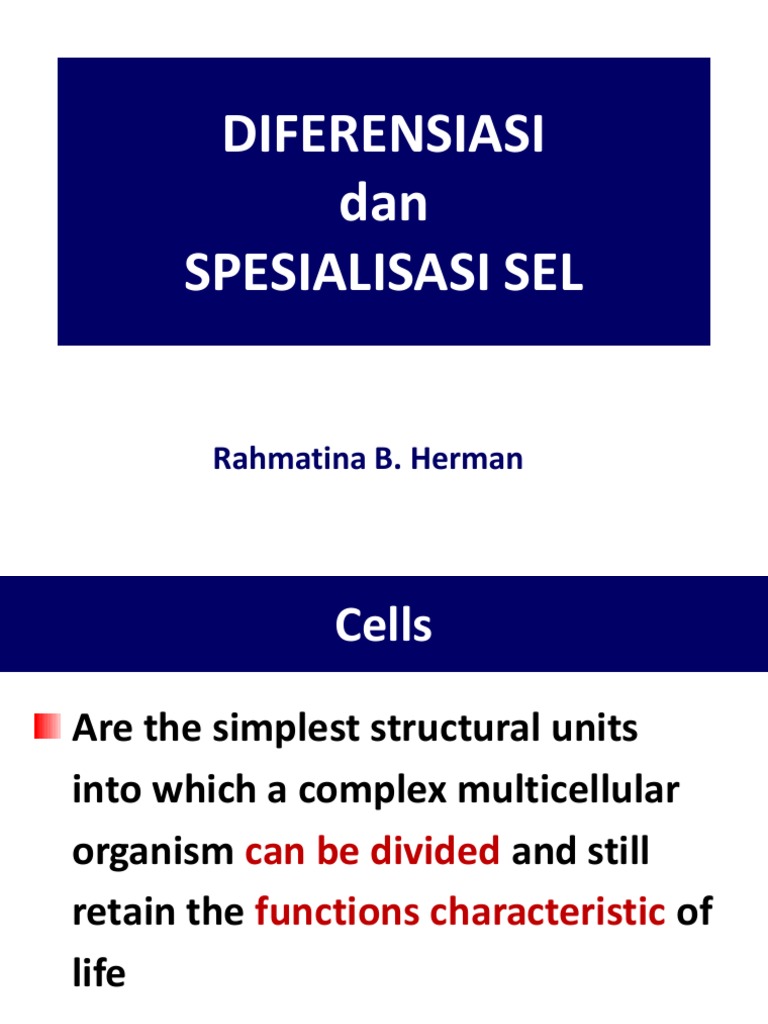 Diferensiasi Dan Spesialisasi Sel | PDF | Messenger Rna | Rna