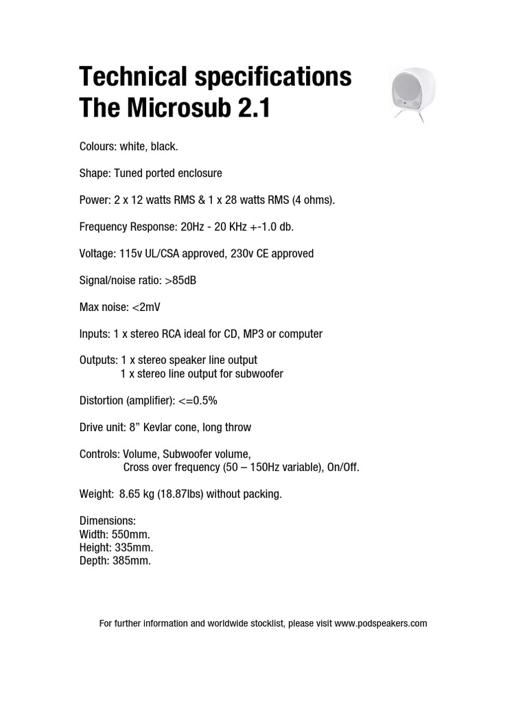 Scandyna Microsub 2.1 Brochure | PDF