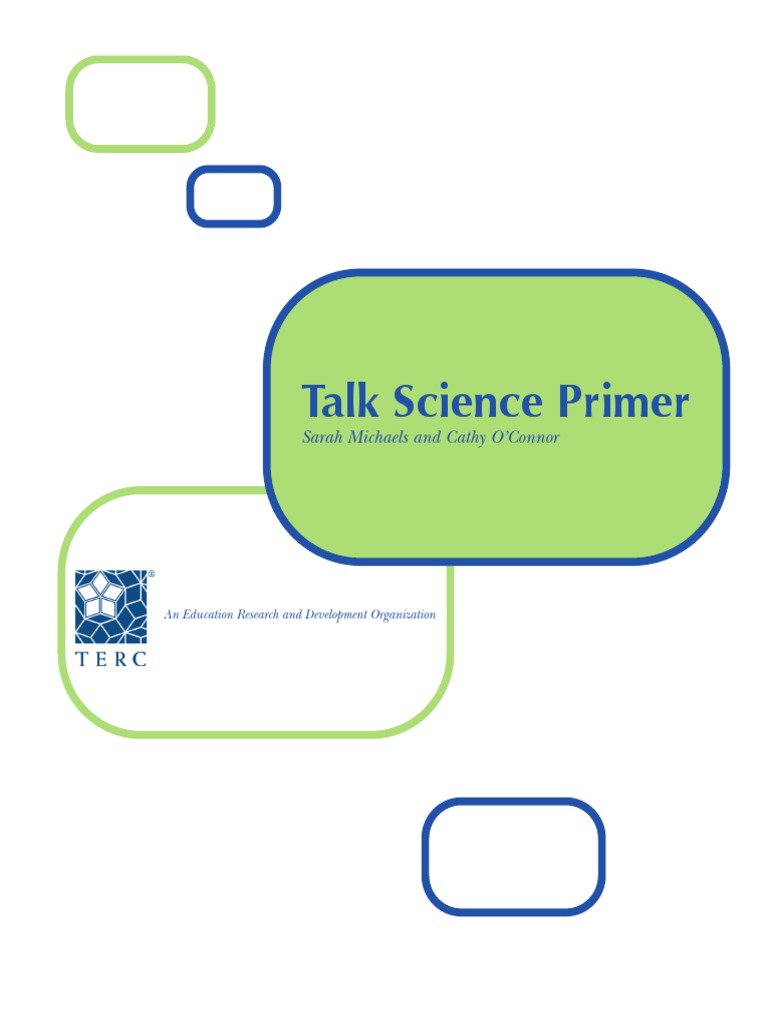 Talk Science First - Sarah Michaels and Cathy O'Connor | PDF | Science ...