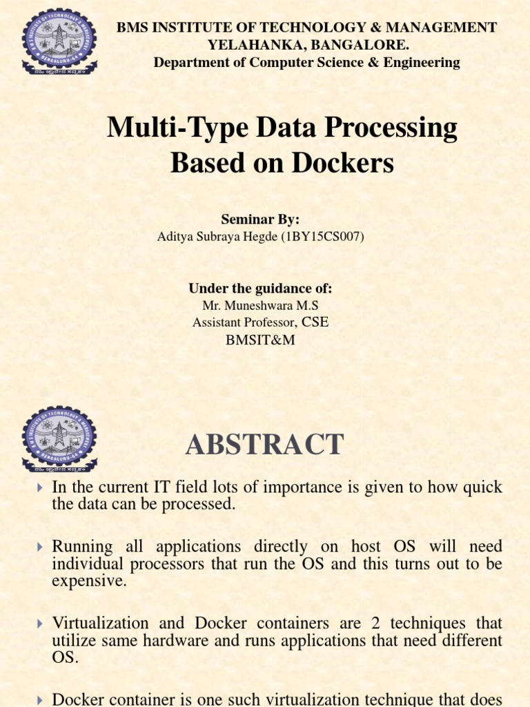 Dockers Seminar - B13 Aditya | PDF | Virtual Machine | Virtualization