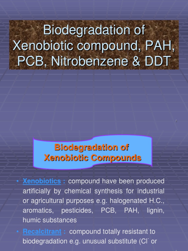 Biodegradation of Xenobiotech | PDF | Polychlorinated Biphenyl | Physical Sciences