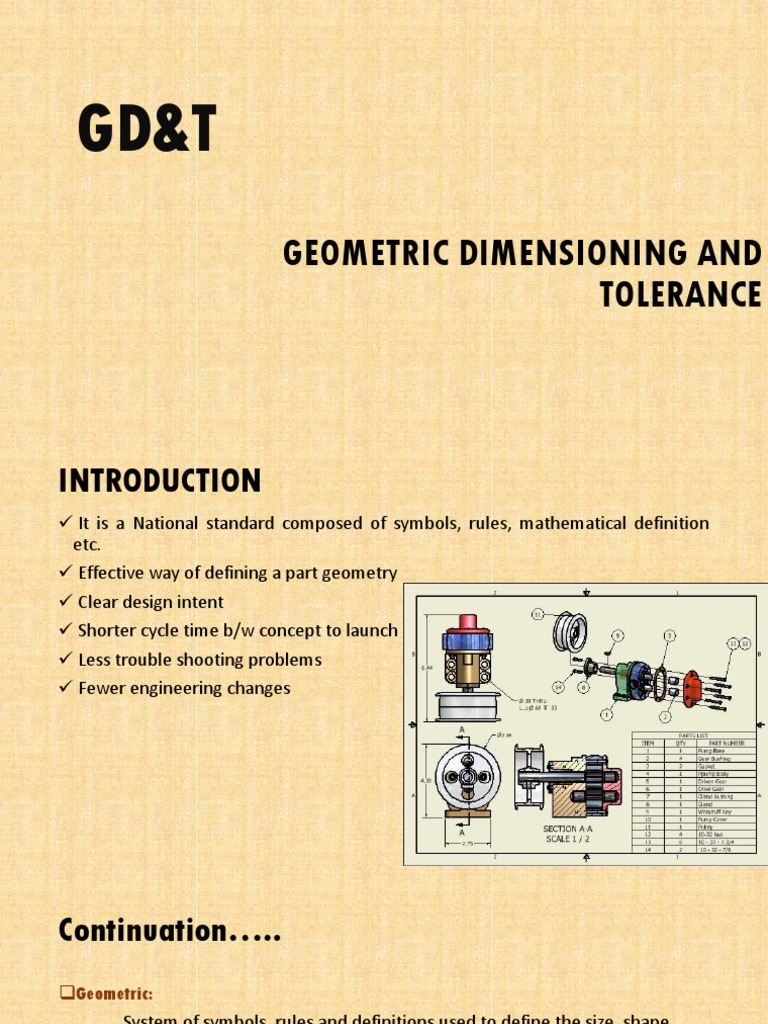 Geometric Dimensioning and Tolerance | PDF | Engineering Tolerance | Engineering